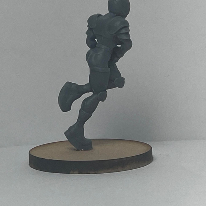 3D Printable Astro Space Girl 2 by Malevolent Minis