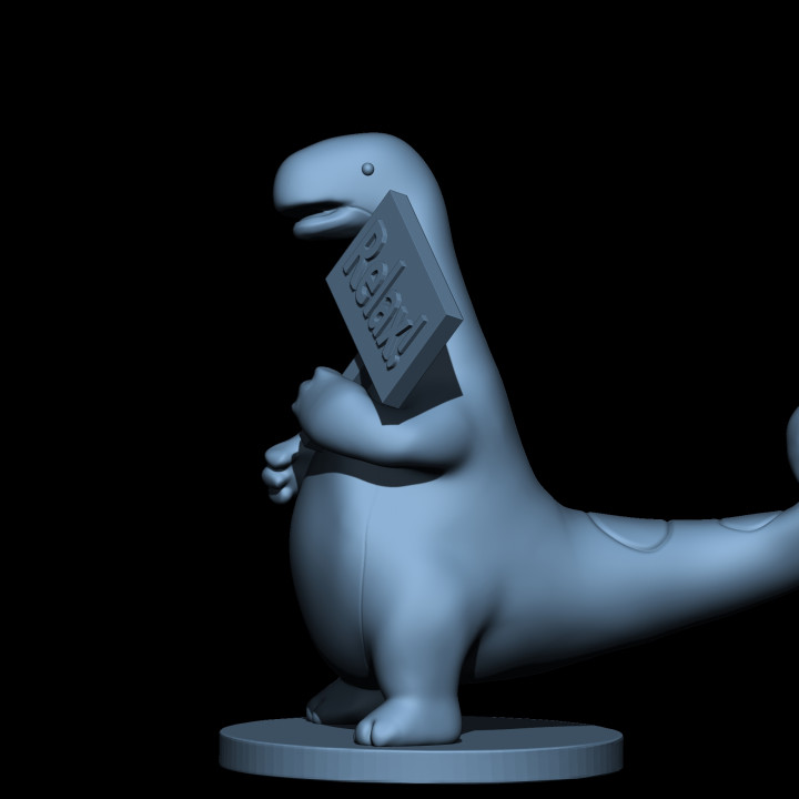 3D Printable Relaxasaurus by Studio Fantasms
