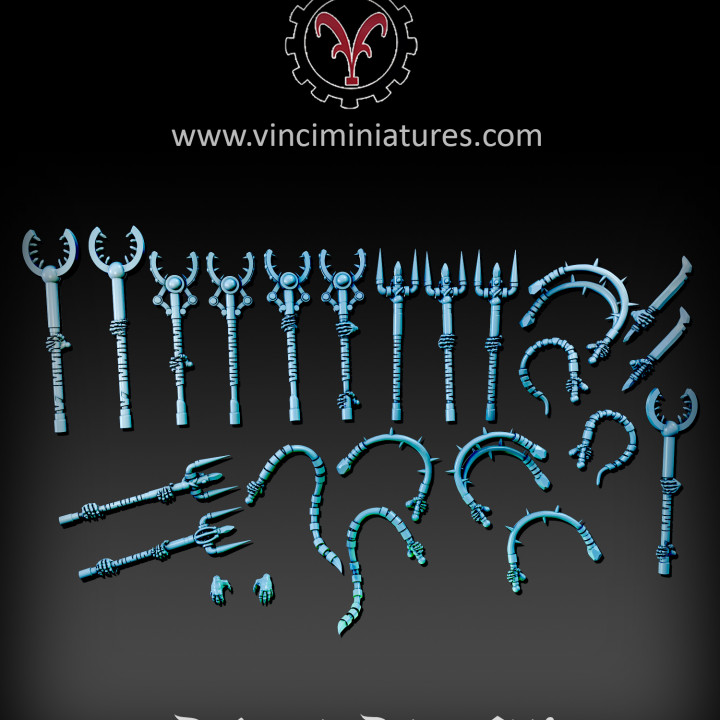 3D Printable PACKMASTER RATMEN SET 1 by vinciminiatures