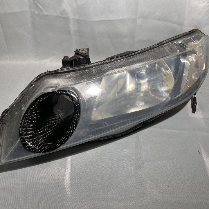 3D Printable Civic 8 gen sedan headlight Air Duct by ABiesel DIaz