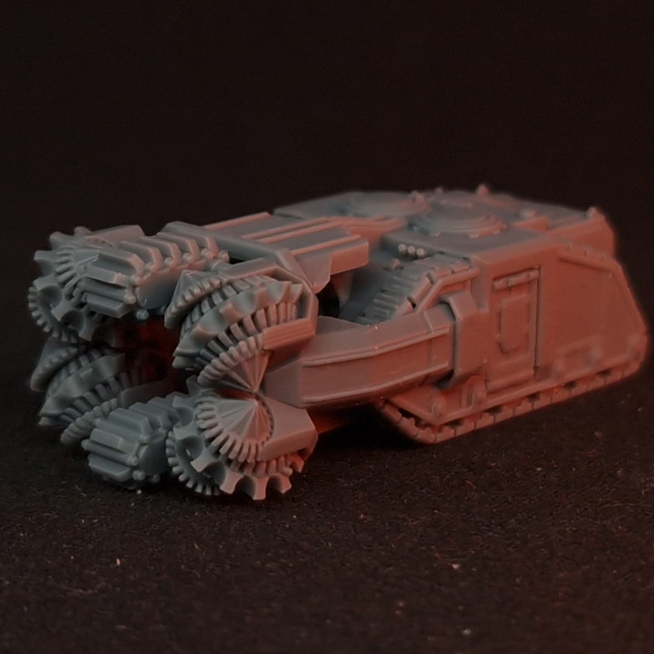 3d Printable Smol Lunar Auxilia Moleman Breaching Drill Presupported By Thatevilone