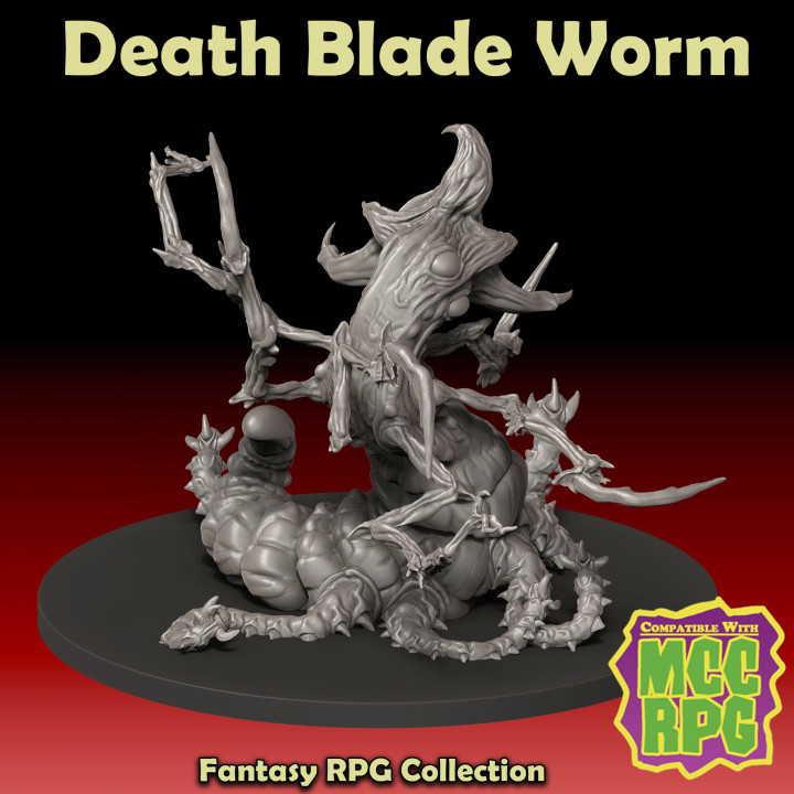 3D Printable DeathBlade Worm by Dark-Platypus Studio