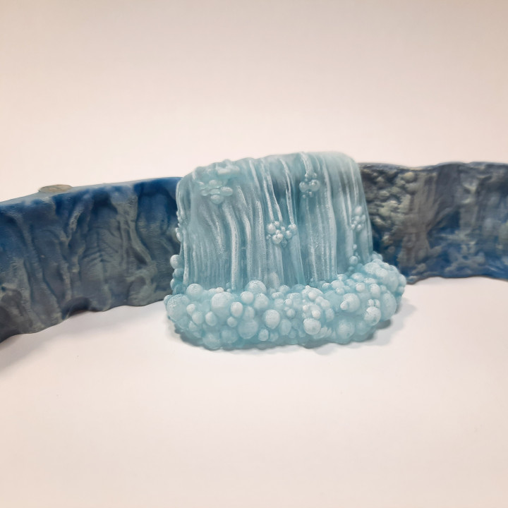 3D Printable Waterfall Terrain by Dark-Platypus Studio