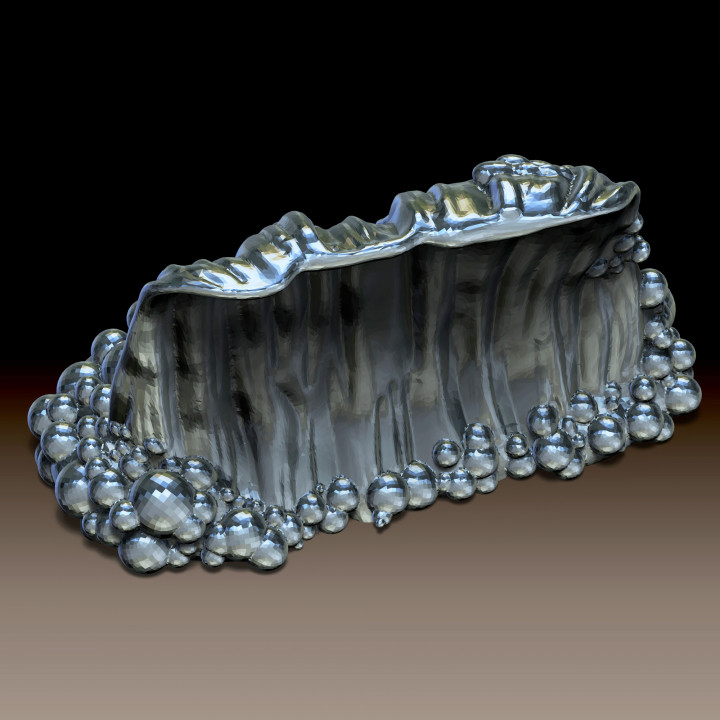 3D Printable Waterfall Terrain by Dark-Platypus Studio