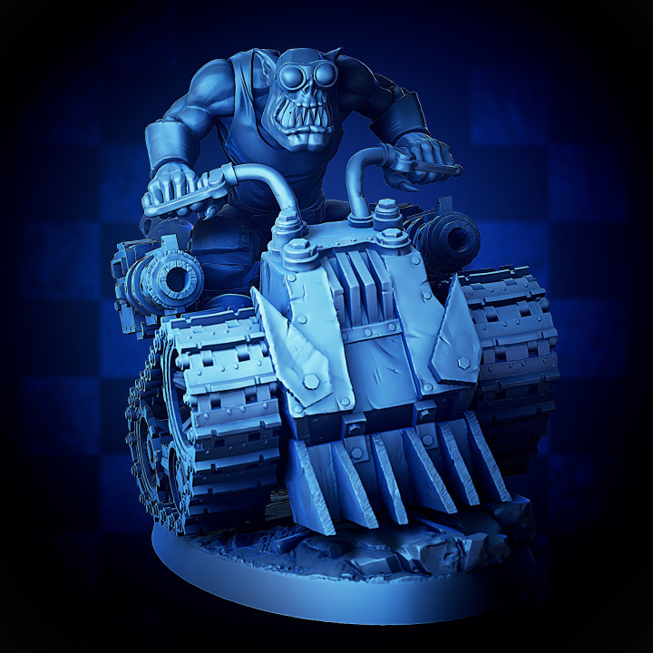 3D Printable MrModulork's Mini Trak Bikes by MrModulork