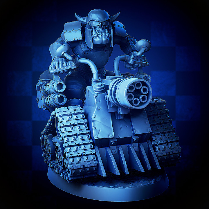 3D Printable MrModulork's Mini Trak Bikes by MrModulork