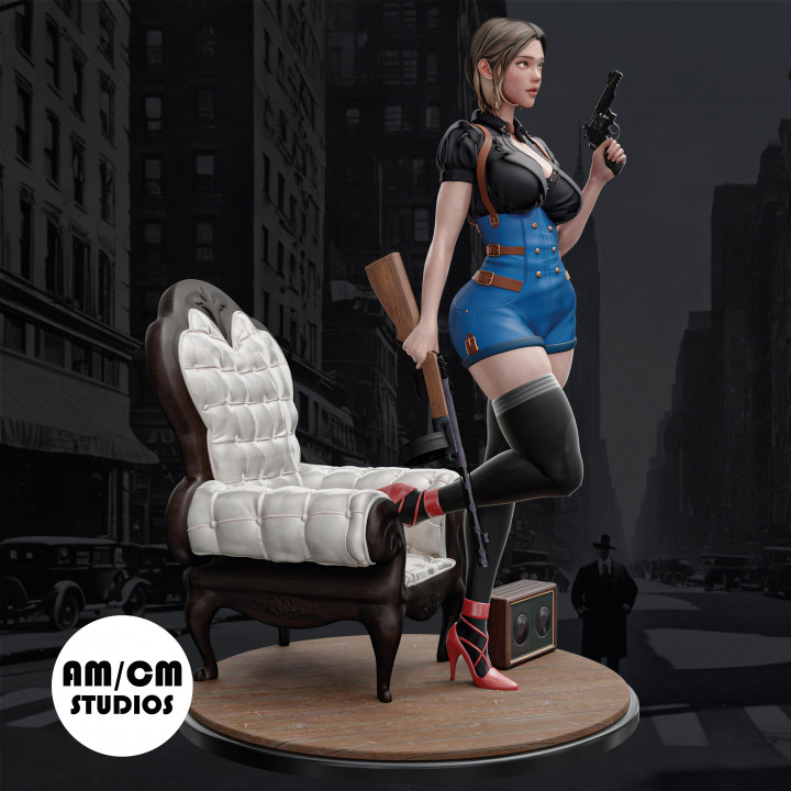 3D Printable Isabella Moretti Pin-Up (Personal use) by AMCM Studios