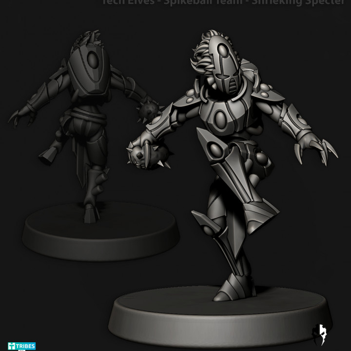 3D Printable Tech Elves - Spikeball Team by Edge Miniatures