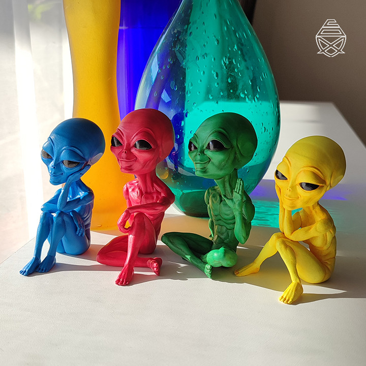 3D Printable 4 Aliens by PipeCox