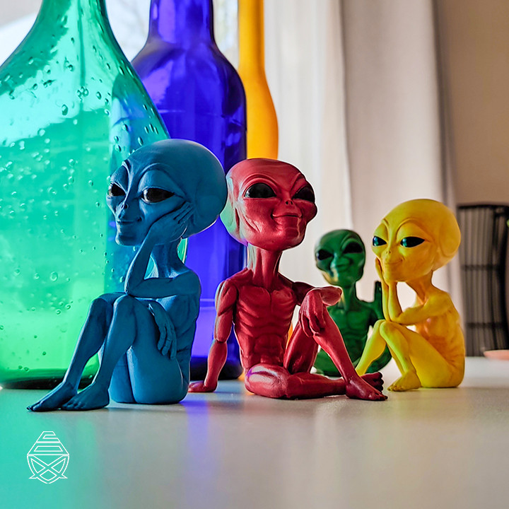3D Printable 4 Aliens by PipeCox