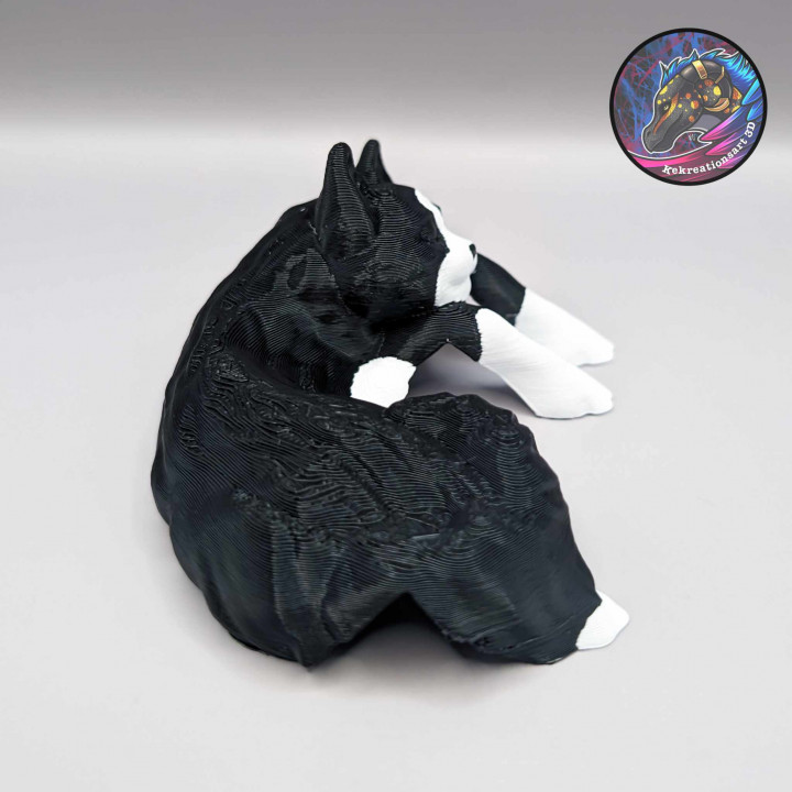 3D Printable Cat Monitor Buddy, Monitor and Shelf Decoration by Kirsten M