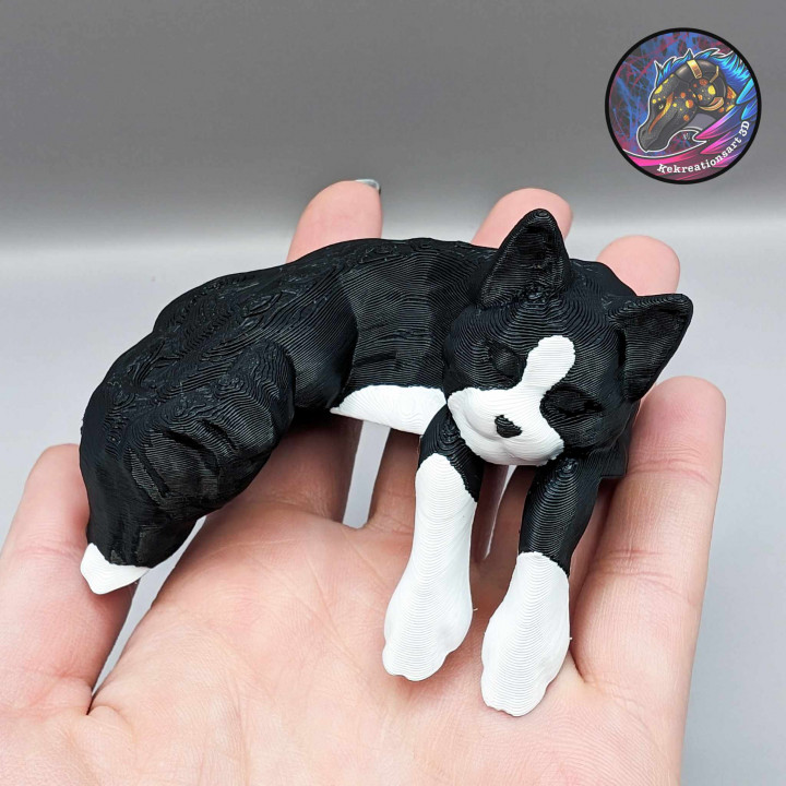 3D Printable Cat Monitor Buddy, Monitor and Shelf Decoration by Kirsten M