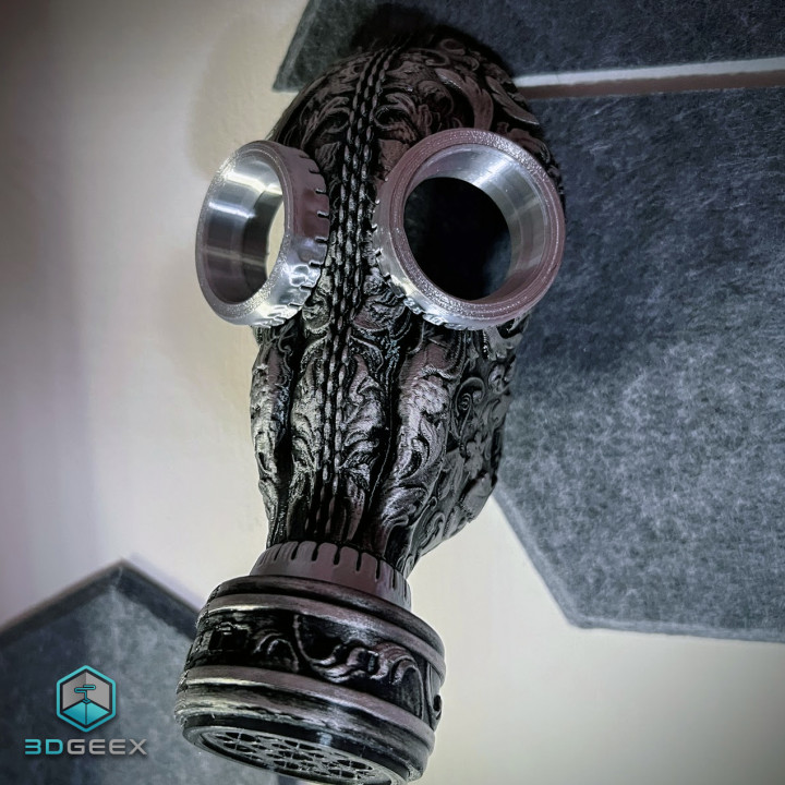 3D Printable Biohazard - Gas Mask by 3DGeex