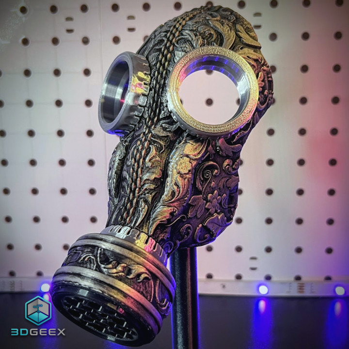 3D Printable Biohazard - Gas Mask by 3DGeex