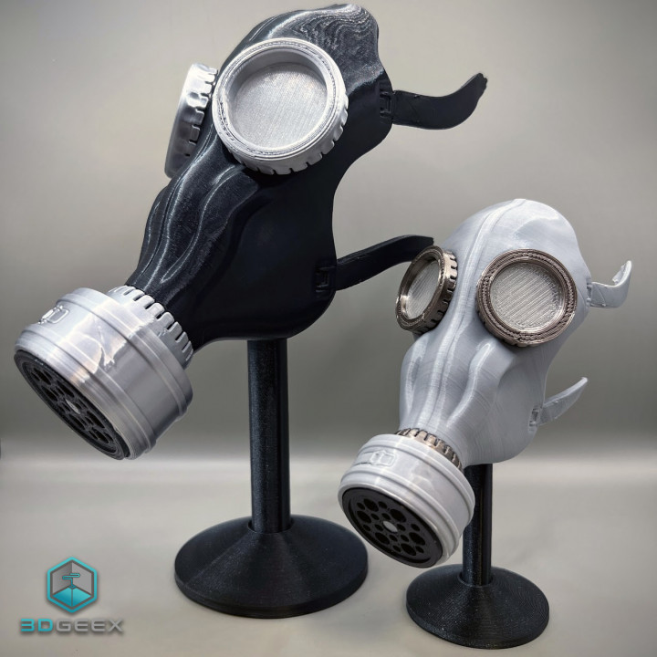 3D Printable Biohazard - Gas Mask by 3DGeex