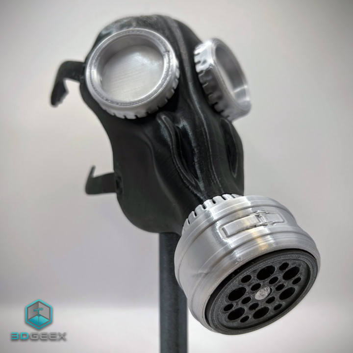 3D Printable Biohazard - Gas Mask by 3DGeex