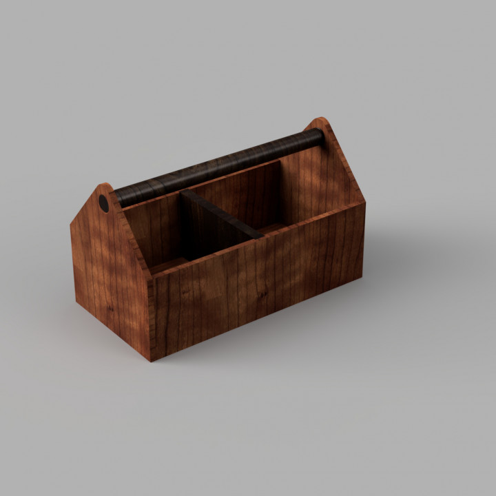 3D Printable ToolBox with Divider by Olivier Koenders