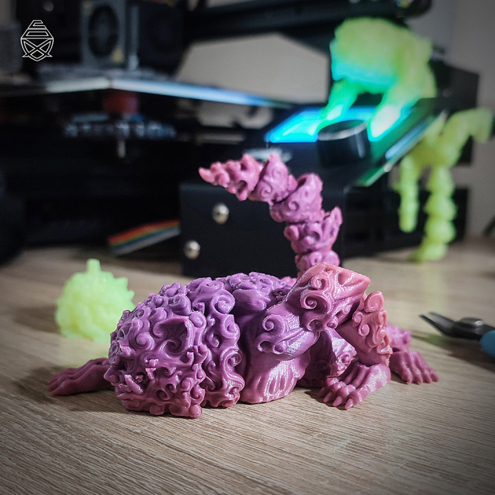3D Printable Lion Foo by PipeCox