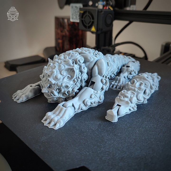 3D Printable Lion Foo by PipeCox