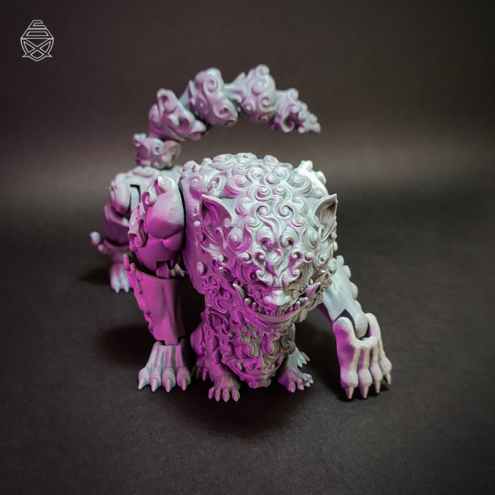 3D Printable Lion Foo by PipeCox