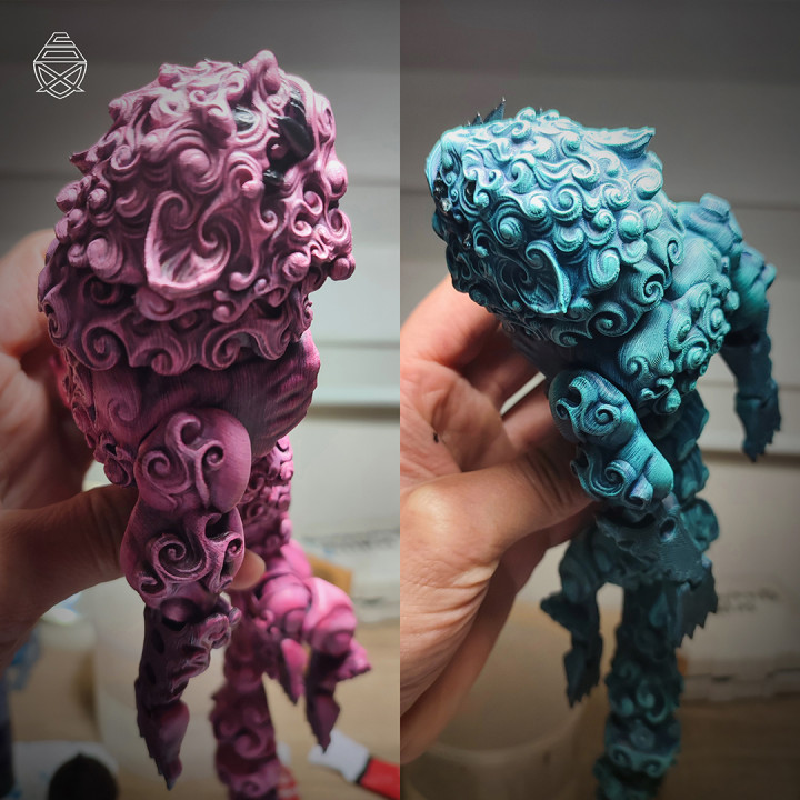 3D Printable Lion Foo by PipeCox