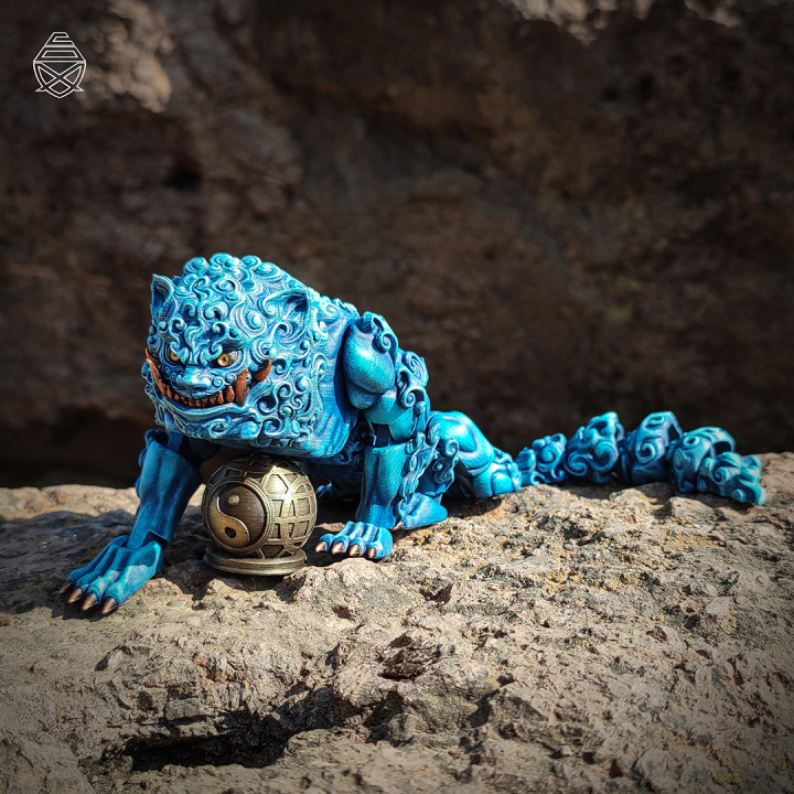 3D Printable Lion Foo by PipeCox