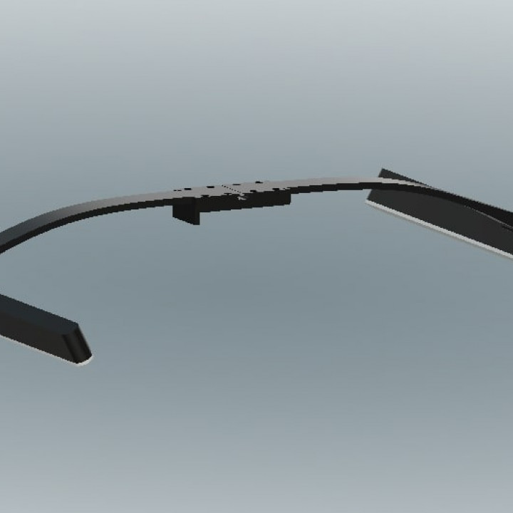 3D Printable Led strip lamp by BRUTUS FPV