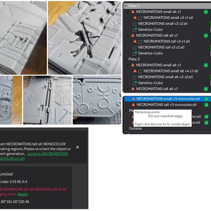 3D Print of Necromatons Site Terrain - WTC Foldable Ruins by Heydash ...