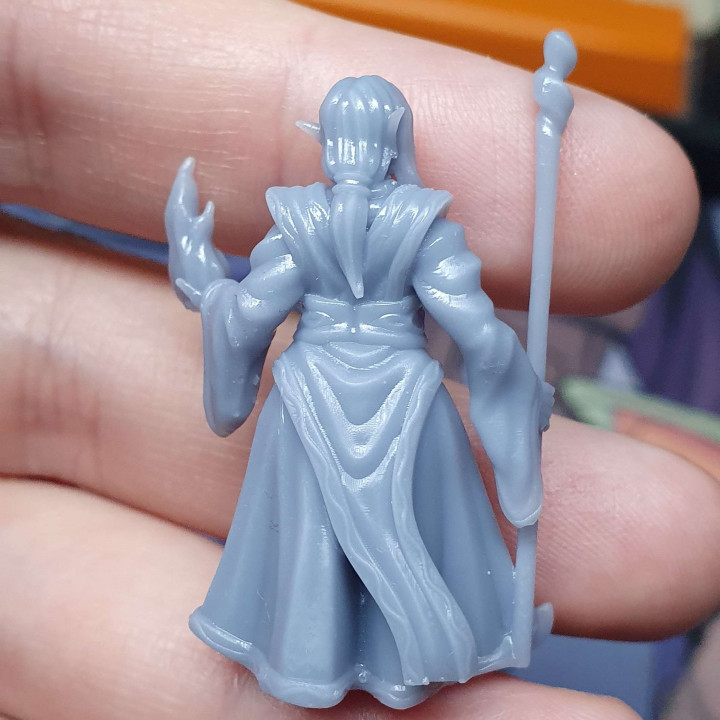 3D Printable Daleth Cinderglow - Elf Wizard - Fantasy Miniature by ...