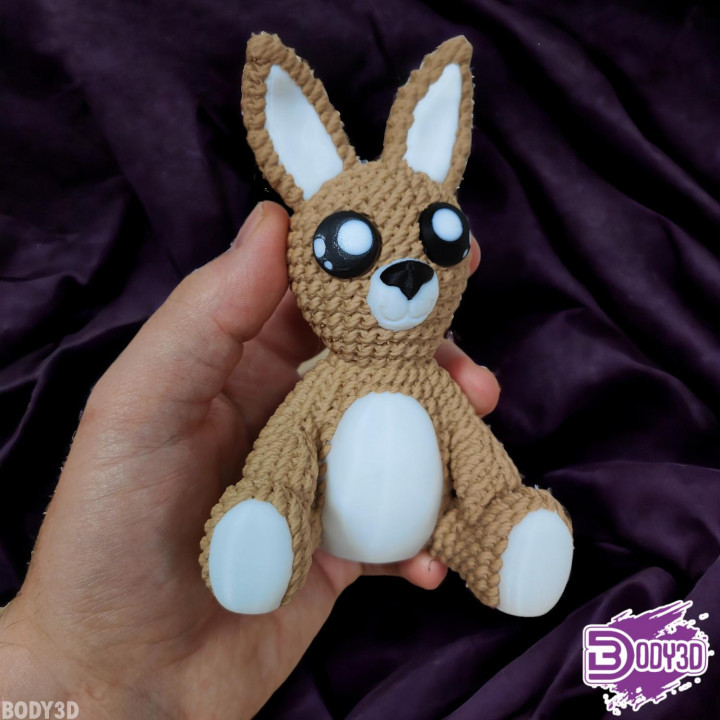 3D Printable Crocheted Bunny by BODY3D