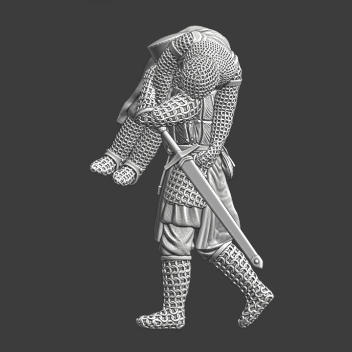 3D Printable Medieval soldier carrying wounded knight by Northern ...