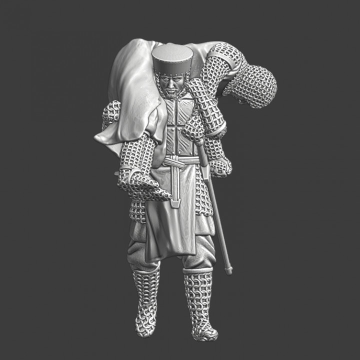 3D Printable Medieval soldier carrying wounded knight by Northern ...