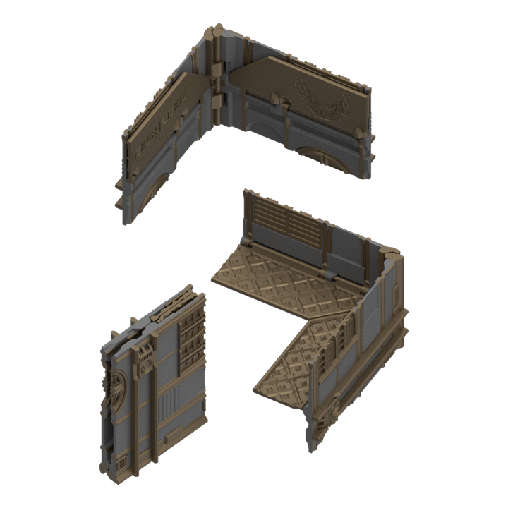 3D Printable Foldable Terrain - Test Files by Tinker Junkie