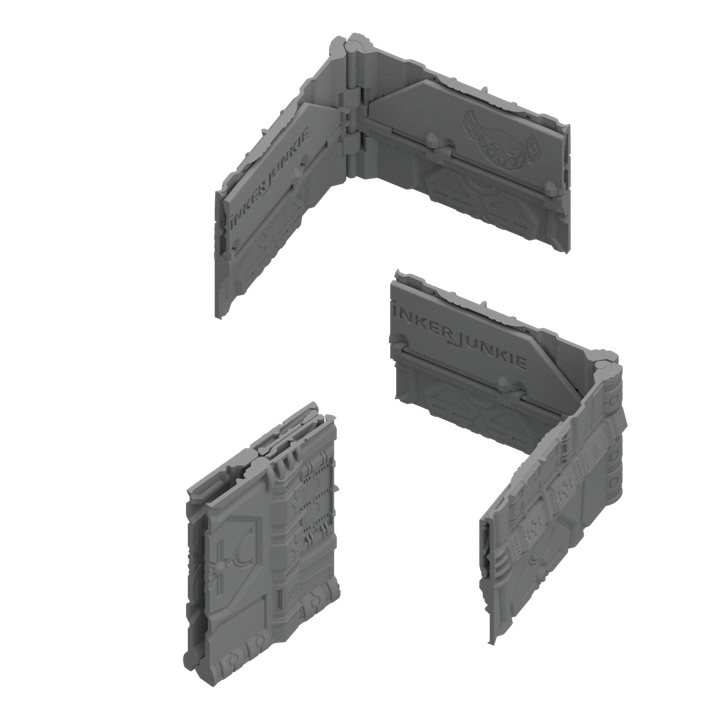 3D Printable Foldable Terrain - Test Files by Tinker Junkie