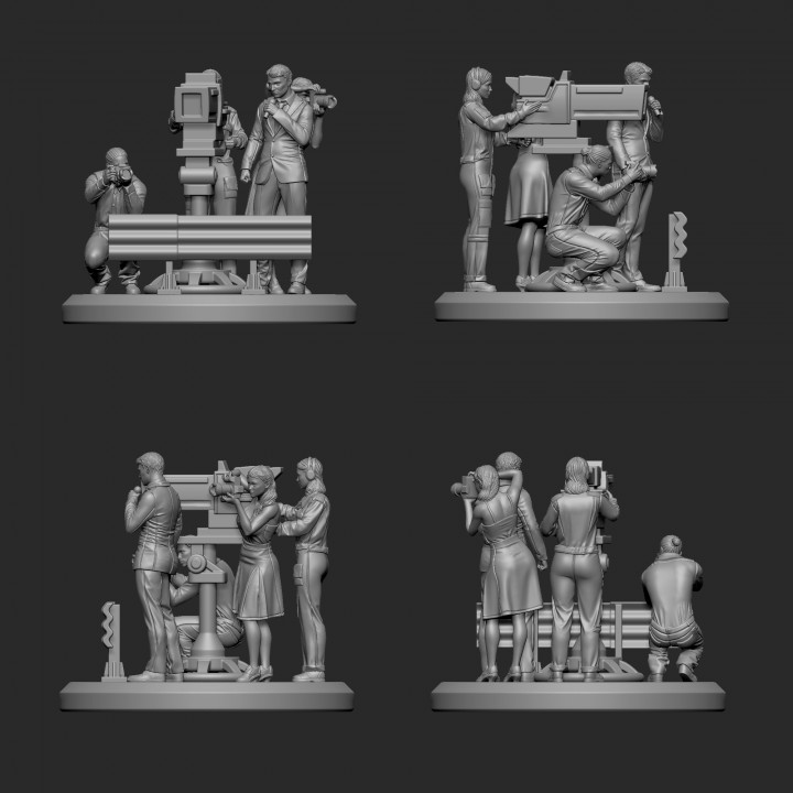 3D Printable Tv Crew - Heat Pedal to The Metal compatible by MT3D Studio