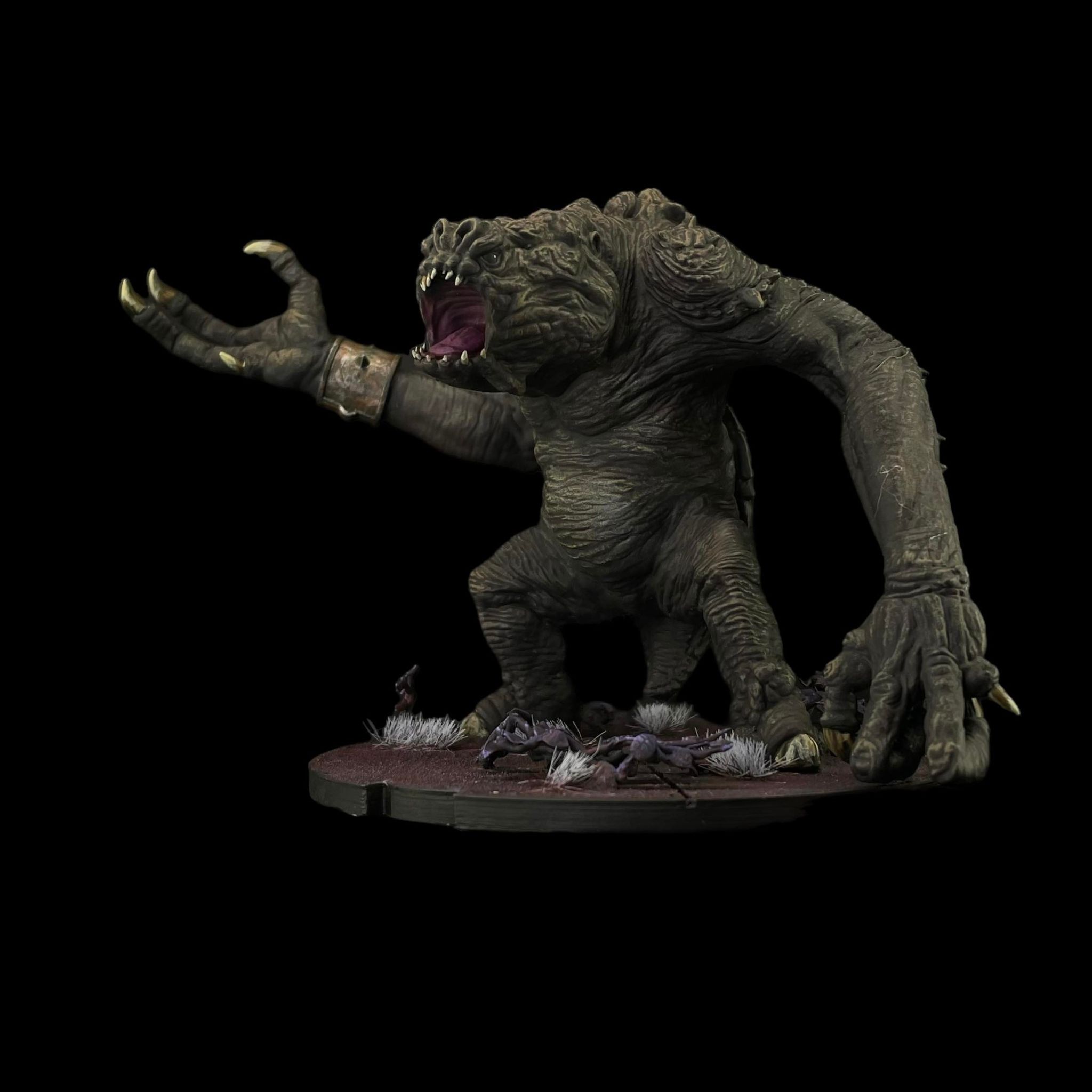3D Printable Rancor Miniature - Pose 9 by Galactic Armory
