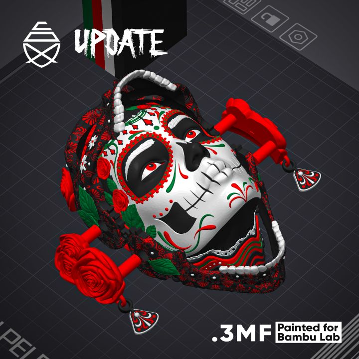 3D Printable Catrina by PipeCox