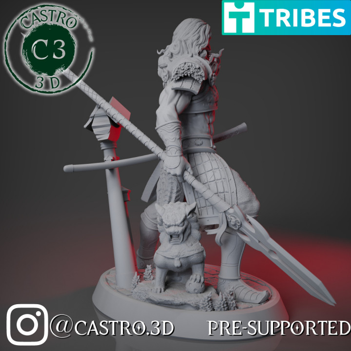 3D Printable Kagutsuchi - the God of Fire by Castro3D