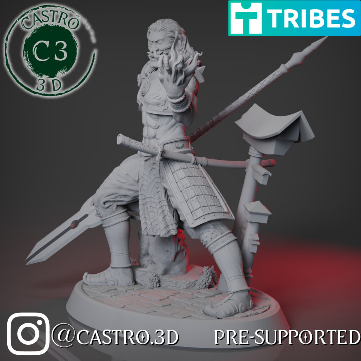 3D Printable Kagutsuchi - the God of Fire by Castro3D