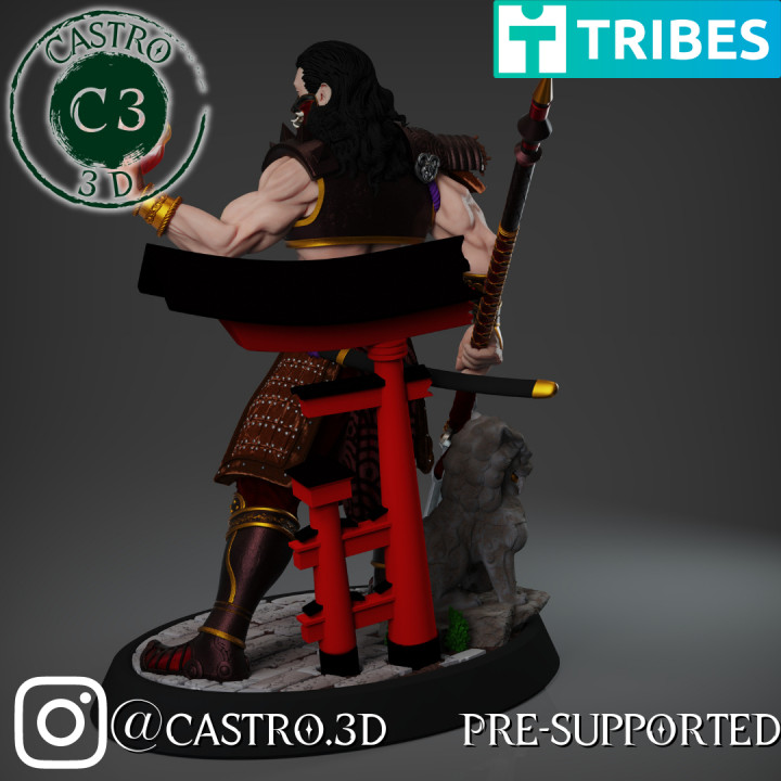 3D Printable Kagutsuchi - the God of Fire by Castro3D