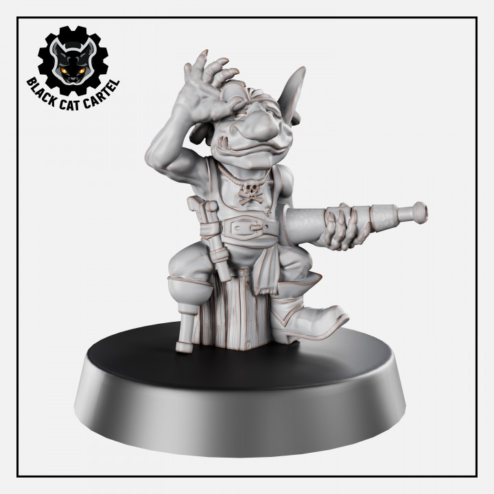 3D Printable Grot Militia by Black Cat Cartel