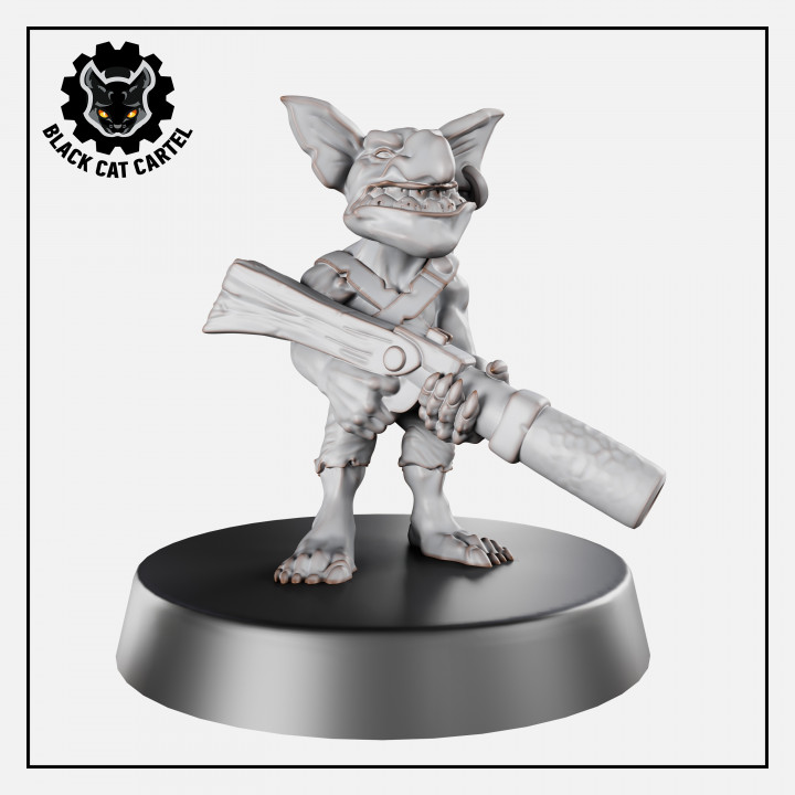 3D Printable Grot Militia by Black Cat Cartel