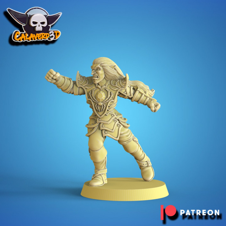 3D Printable Worshippers of Spider queen Team - March 2024 by Calaverd3D