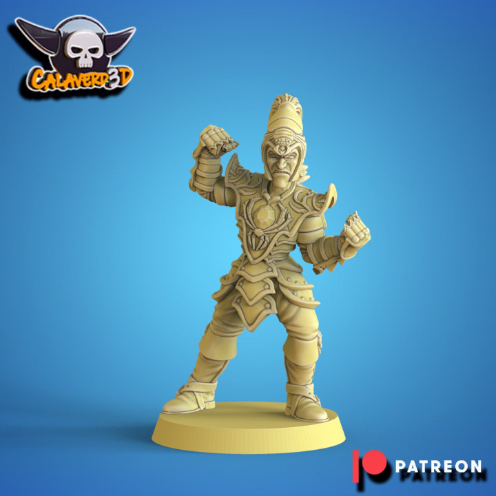 3D Printable Worshippers of Spider queen Team - March 2024 by Calaverd3D