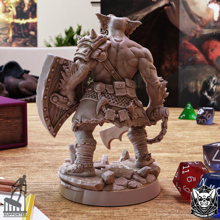 3D Printable Bugbear - D by Dungeon Dog