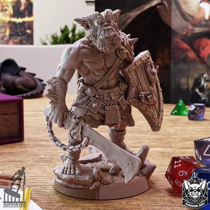3D Printable Bugbear - D by Dungeon Dog