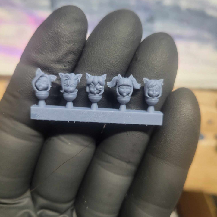 3D Printable Shortstack Neko Space Soldiers by Jigglystix