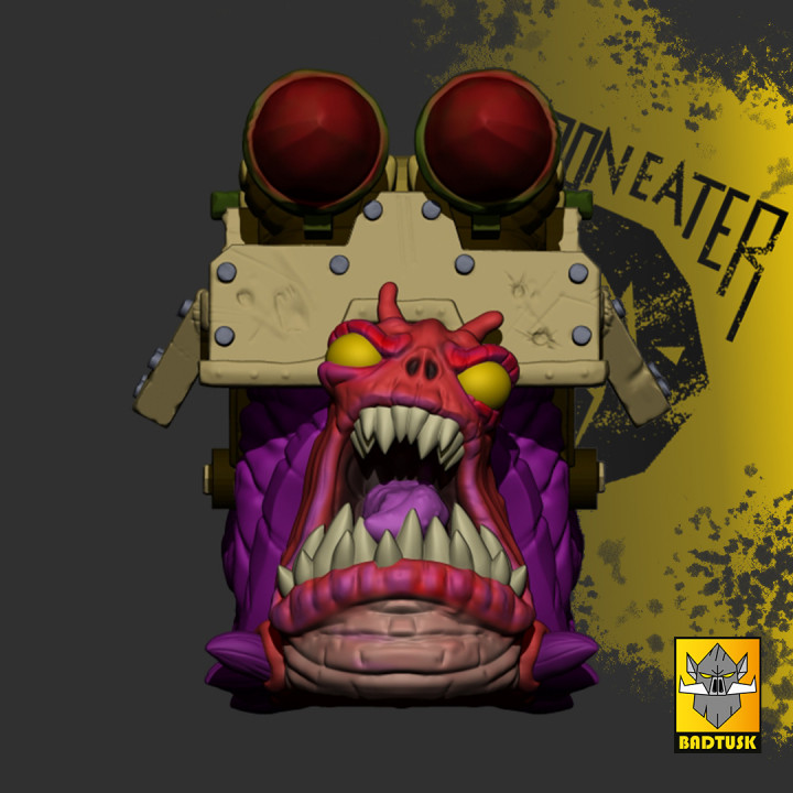 3D Printable Mooneater snail canon by BADTUSK GAME