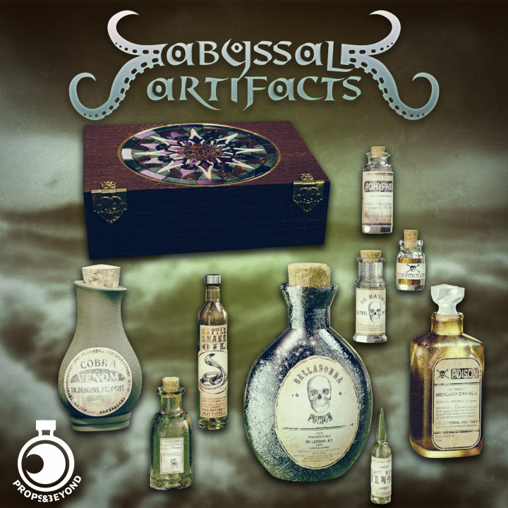 3D Printable Abyssal Artifacts - Full Collection by Props&Beyond