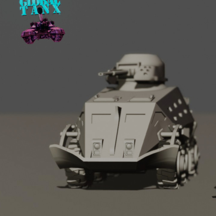3D Printable Armadilo APC Light AFV by Artess Designs